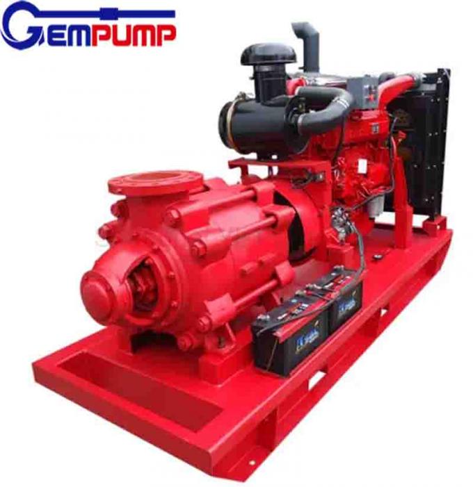 6 Stage Fire Fighting Jockey Pump Diesel Dewatering Pump GB/T5657